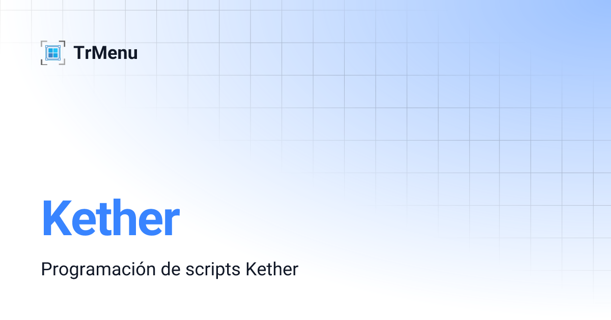 Kether | TrMenu